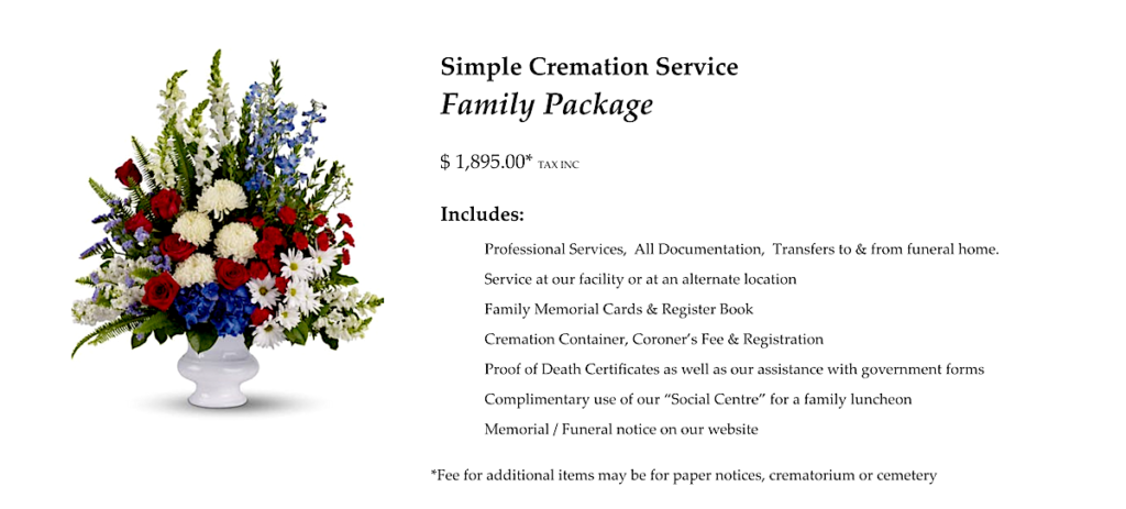 Listowel Community Family Funeral Home | Simple Cremation